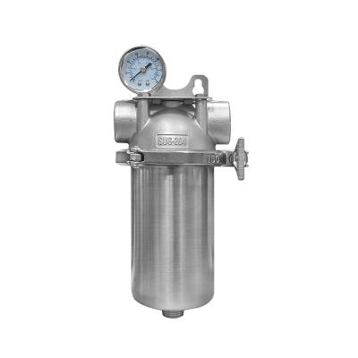 China Large Stainless Steel Sediment Filter 5 Inches For Whole House Family for sale