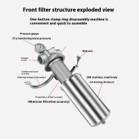 China Large 316 Stainless Steel Water Filter Corrosion Resistant 40 Microns 5 Inches for sale