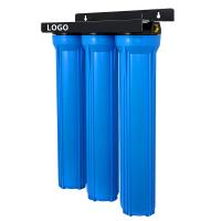 China Whole House Blue Bottle Ultrafiltration Water Filter 20 Inch For Sediment Removal for sale