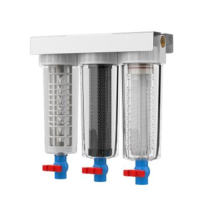 China Sediment Three Stage Water Filter Household 10 Inch 1000L for sale