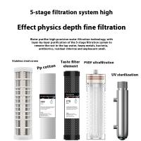 China 10 Inch 5 Stage UV Water Purifier Tap Water Well Water Sewage Payment Filters for sale