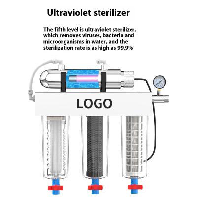 China 10 Inch 5 Stage UV Water Purifier Tap Water Well Water Sewage Payment Filters for sale
