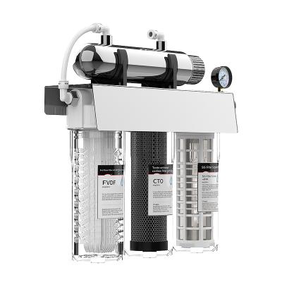 China Home Drink Water UV Ultrafiltration Water Purifier 5 Stage For Tap Water for sale