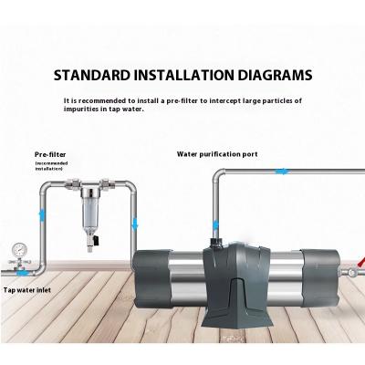 China Stainless Steel Ultrafiltration Under Sink Water Purifier 0.01 Microns for Home for sale