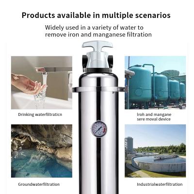 China 3000-8000L Stainless Steel Water Purifiers Household For Iron And Manganese Removal for sale