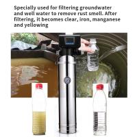 China Factory Price Instock Deep Well Water Automatic Stainless Steel Iron and Manganese Removal Water Purifier for sale