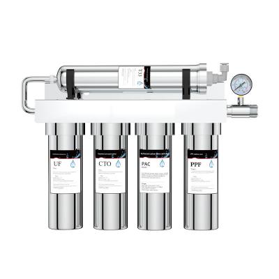 China New Filter Replacement Reminder Drink Water Filters Purifier Machine Ultra Filtration Stainless Steel Uf Water System Purifier for sale