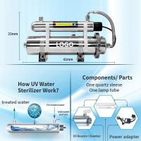 China Stainless Steel Kitchen UF Membrane Water Purifier 1000L to 10000L Ultra Filtration Water System with UV Ultraviolet Lamp for sale