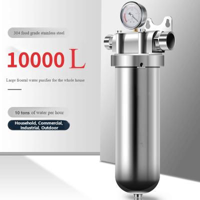 China Hot Sale 10Tons Stainless Steel Buckle Front Water Purifier Hot and Cold Filter System High-flow Household for Outdoor Use for sale