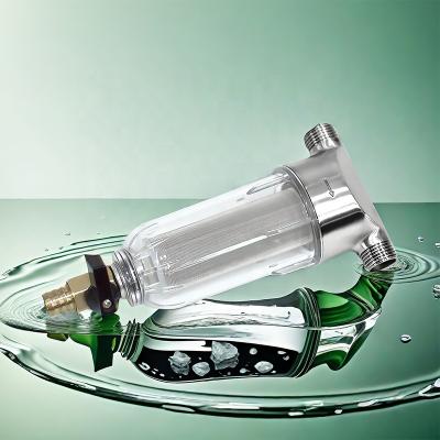 China Automatic Whole House Spin Down Sediment Pre Water Filter for Well Water 4000LPH for sale