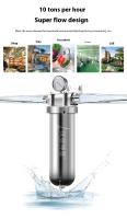 China Hot Sale 10Tons Stainless Steel Buckle Front Water Purifier Hot and Cold Filter System High-flow Household for Outdoor Use for sale