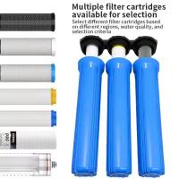 China Ultrafiltration Water Purifiers 20 Inch Blue Bottle Whole House Drink Tap Water Filter Sediment Filter Systems for sale