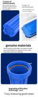 China Ultrafiltration Water Purifiers 20 Inch Blue Bottle Whole House Drink Tap Water Filter Sediment Filter Systems for sale