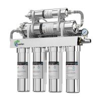 China 7 Stage No Electric RO Water Purifier for Household Use Featuring All Stainless Steel Frame with Water  Pressure Gauge for sale
