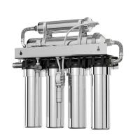 China 7 Stage No Electric RO Water Purifier for Household Use Featuring All Stainless Steel Frame with Water  Pressure Gauge for sale