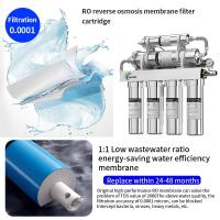 China 7 Stage No Electric RO Water Purifier for Household Use Featuring All Stainless Steel Frame with Water  Pressure Gauge for sale