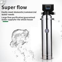 China 3000L Fully Automatic Backwash Ultrafiltration Water Purifiers 304 Stainless Steel Tap Drink Water Filter  Home Filters Systems for sale