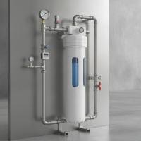 China Tap Water Ultrafiltration Water Filter White Stainless Steel Housing Durable and Water Filtration System for Industrial for sale