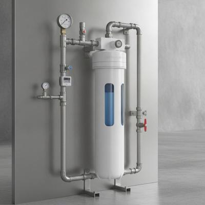 China Tap Water Ultrafiltration Water Filter White Stainless Steel Housing Durable and Water Filtration System for Industrial for sale