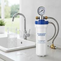 China Pressure Gauge Ultrafiltration Water Filter Perfect for Tap Water Supply Source Water Tap Water Delivering and Filtration for sale