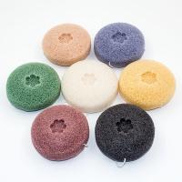 China 100% Natural Round Konjac Facial Sponge For Face Cleansing for sale