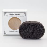 China Skin Care Facial Natural Oval Konjac Sponge Organic Cleaning for sale