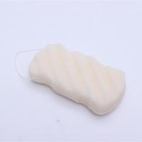 China HIJU Skin Care Konjac Sponge 100% Natural Fishtail Facial Konjac Sponge for sale