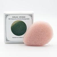 China Natural Baby Organic Heart Facial Bath Pure Natural Konjac Sponge Washable for sale