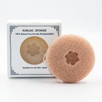 China Organic Natural Face Cleansing Organic Konjac Sponge Private Label for sale