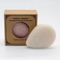 China Pure Natural Konjac Facial Water Drop Makeup Sponge For Lusterless Skin for sale