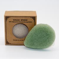 China Pure Natural Konjac Facial Water Drop Makeup Sponge For Lusterless Skin for sale