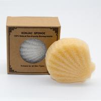 China Different Shapes Turmeric Powder Konjac Sponge For All Skin Cleaning for sale