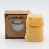 China Different Shapes Turmeric Powder Konjac Sponge For All Skin Cleaning for sale