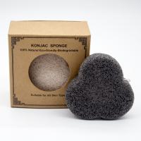 China Tripetal Flower Konjac Vegetable Facial Sponge Gentle Facial Sponge Remove Whiteheads for sale