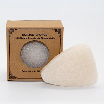 China Triangle Facial Konjac Sponge for sale