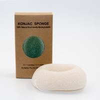 China Sustainable Fluffy Bamboo Charcoal Face Sponge 10cm*7.5cm*4cm for sale