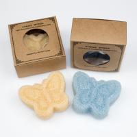 China Comfortable Butterfly Shape Konjac Cleansing Puff For Brightening for sale