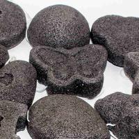 China Disposable Butterfly Shape Organic Konjac Sponge For Skin Care for sale