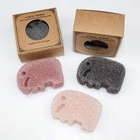 China No Preservatives Konnyaku Face Sponge Charcoal Bath Sponge Customized for sale