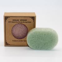 China SGS Oval Skincare Eco Friendly Natural Konjac Sponge Organic for sale