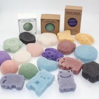 China Natural Biodegradable Baby Bath Sponge 5-11g Makeup Remover Sponge Reusable for sale