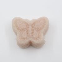 China Colorful OEM Private Label Butterfly Bath Sponge Prevents Spots Konjac Face Puff for sale