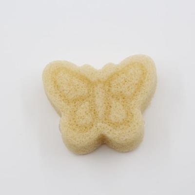 China Colorful OEM Private Label Butterfly Bath Sponge Prevents Spots Konjac Face Puff for sale