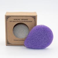 China Natural Water Drop Makeup Sponge Bamboo Charcoal Natural Konjac Sponge for sale