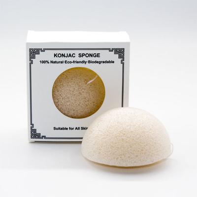 China Halfball Natural Organic Konjac Sponge for sale