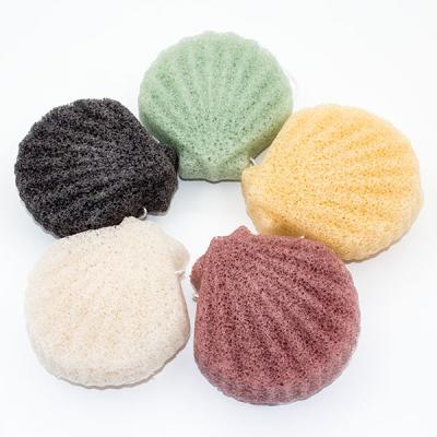 China Shell Konjac Sponge For Face Cleaning for sale