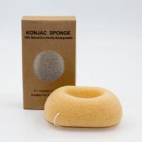China Sustainable Fluffy Bamboo Charcoal Face Sponge 10cm*7.5cm*4cm for sale