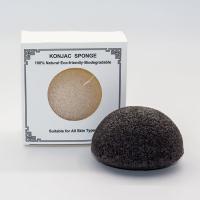 China Charcoal Exfoliating Konjac Sponge For Deep Pore Cleansing for sale