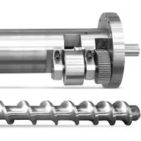 China Customized Bimetallic Screw Barrel Ø15-Ø300 For Plastic Extrusion And Recycling Machine for sale