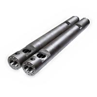 China Parallel Twin Extruder Screw And Barrel For Floating Fish Feed Extruder Machine for sale